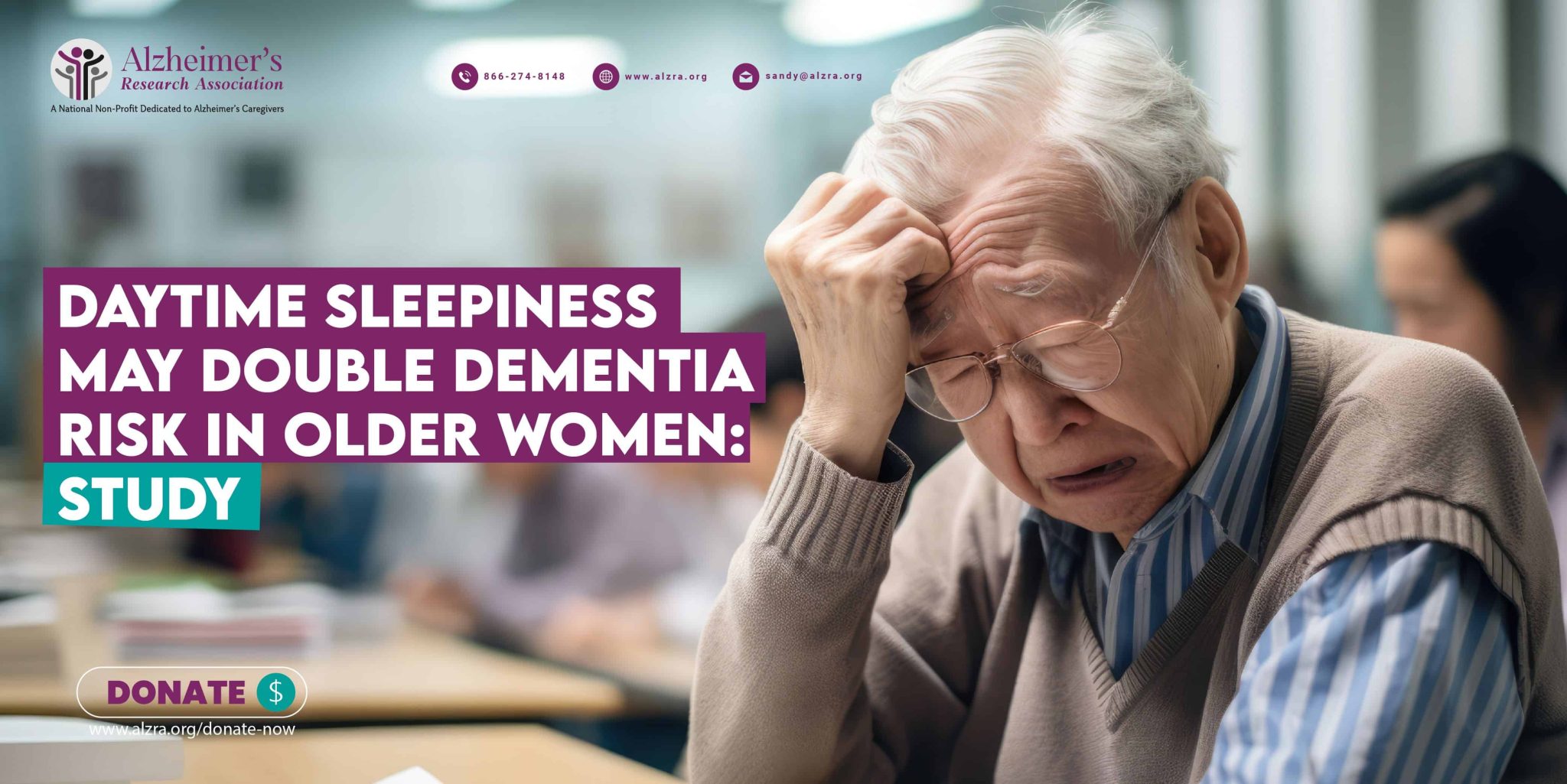 Daytime Sleepiness Doubles Dementia Risk: Study